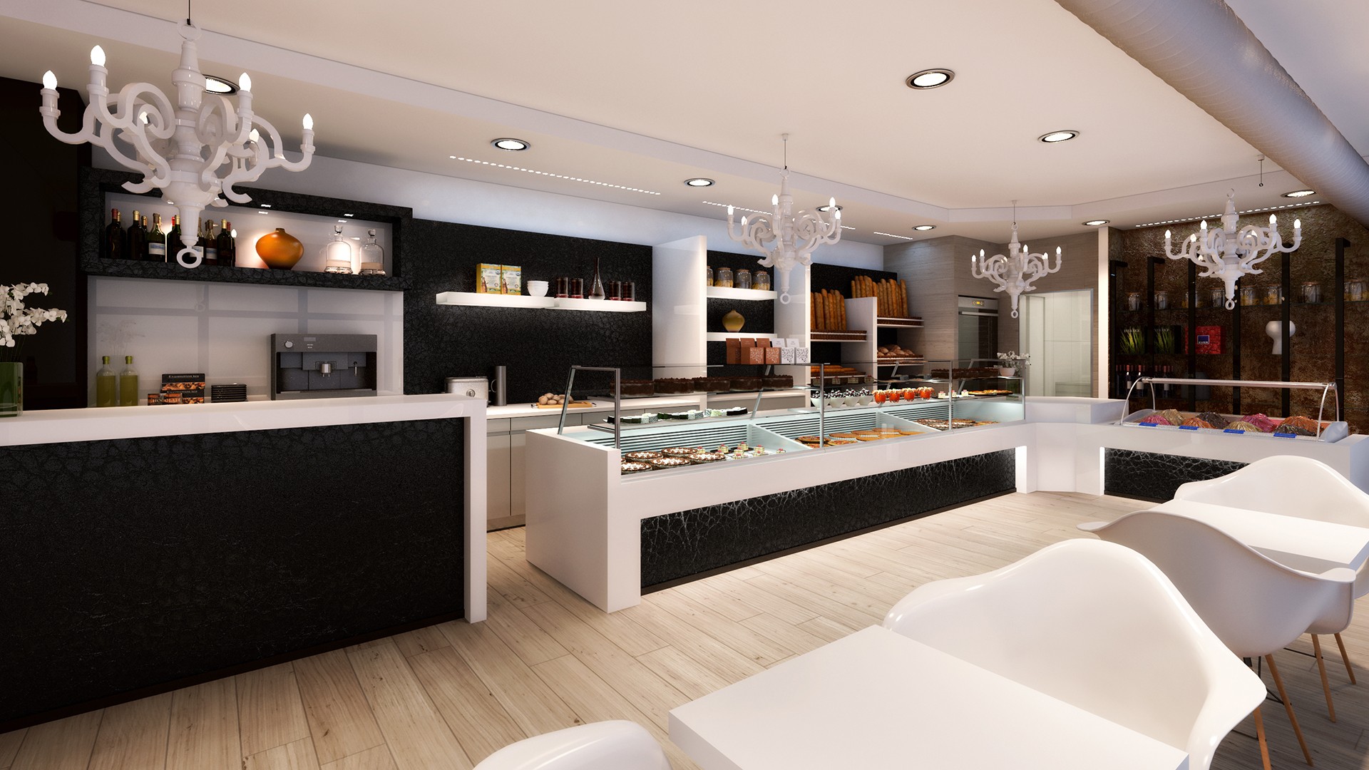 render cafeteria | Trestévere - Infografia 3D